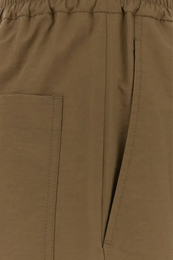 Brunello Cucinelli Cotton Blend Wide-leg Pant