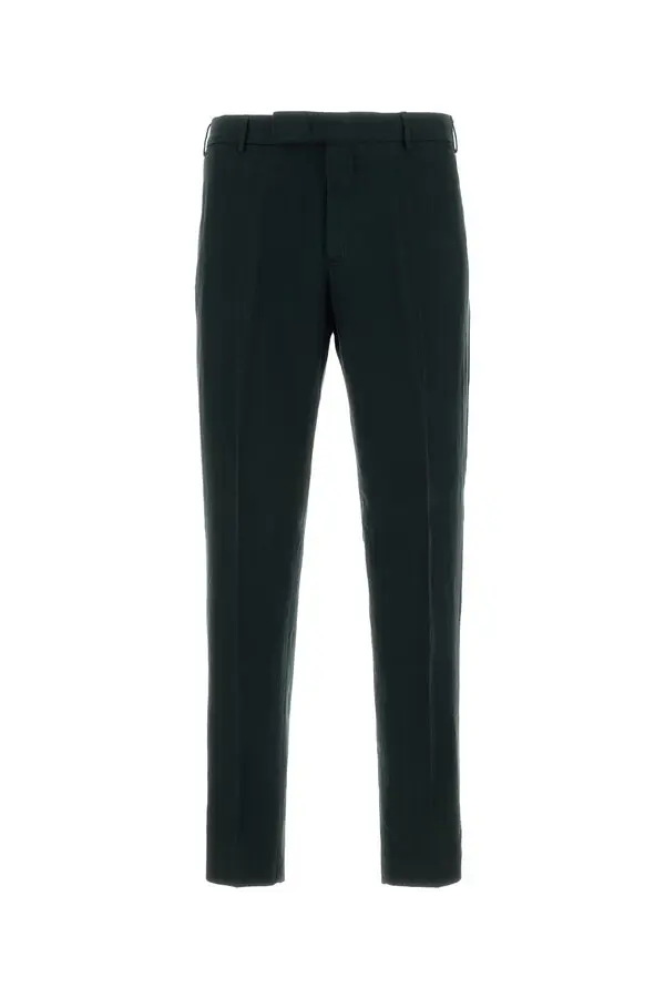 PT TORINO Lyocell Blend Tailored Trousers - Black