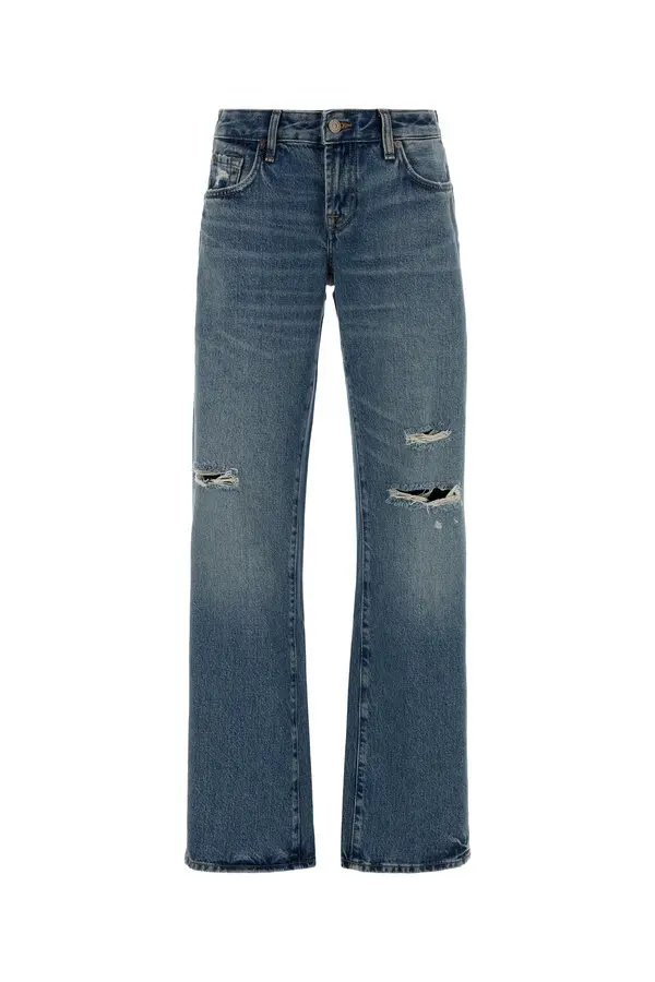 Seven For All Mankind Denim Low Straight Jeans