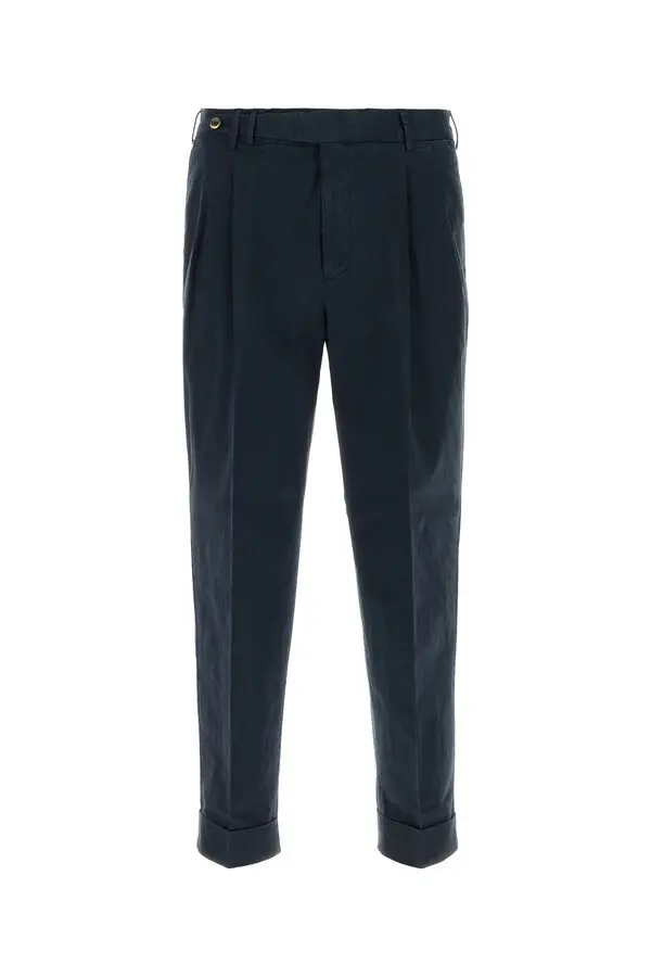 PT TORINO Stretch Cotton Trousers - Blue