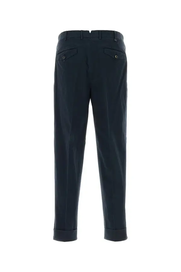 PT TORINO Stretch Cotton Trousers - Blue
