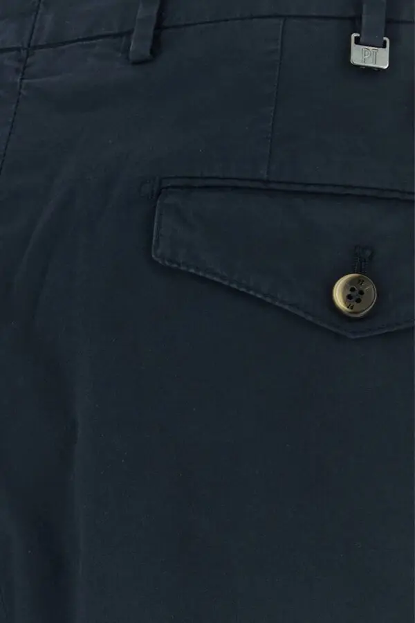 PT TORINO Stretch Cotton Trousers - Blue