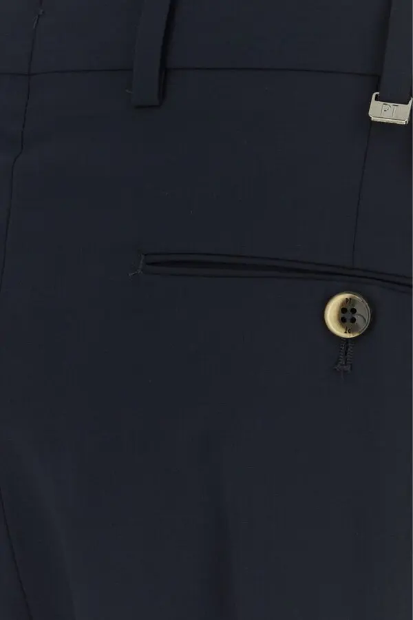 PT TORINO Midnight Wool Trousers - Blue