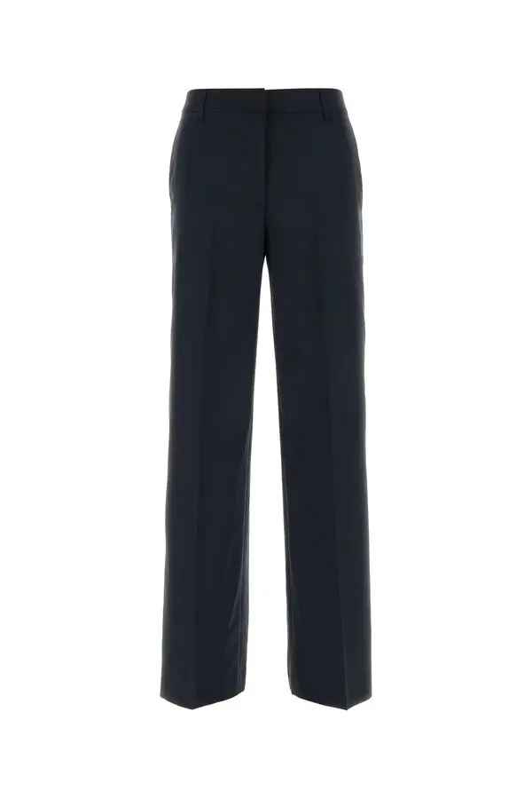 PT TORINO Navy Twill Trousers - Blue