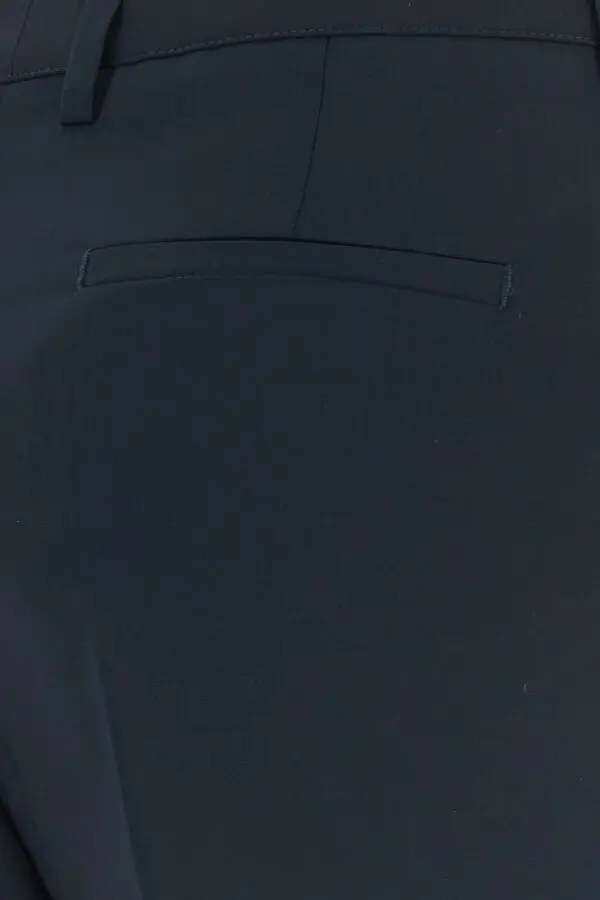 PT TORINO Navy Twill Trousers - Blue