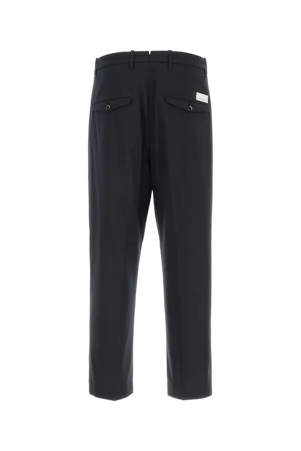 NINE:INTHE:MORNING Navy Twill Kai Pant - Blue