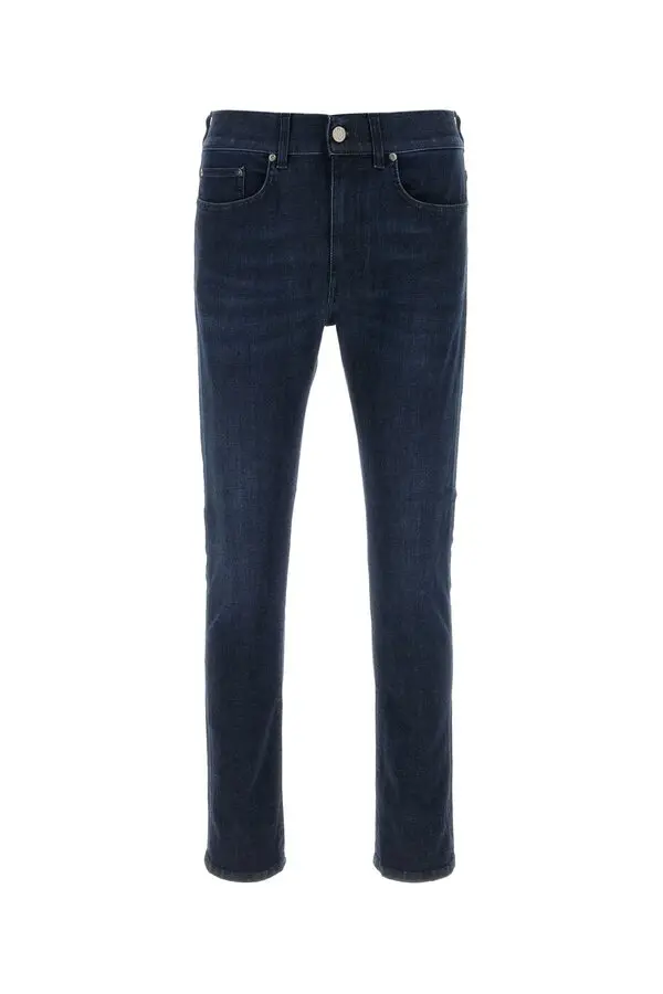 PT TORINO Dark Stretch Denim Jeans - Blue