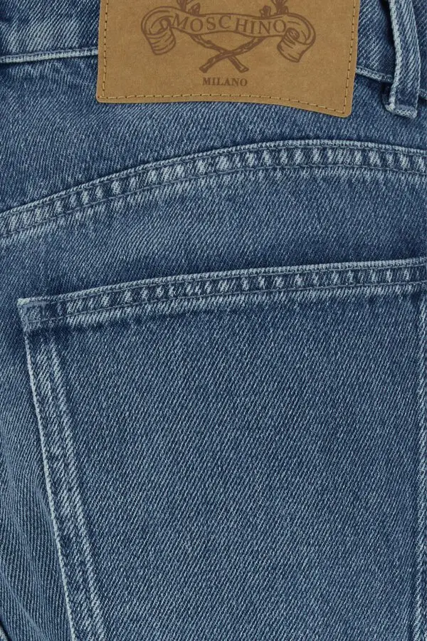 Moschino Stonewashed Denim Jeans