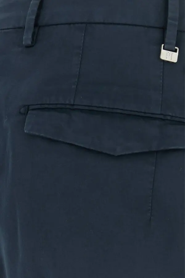 PT TORINO Stretch Cotton Trousers - Blue