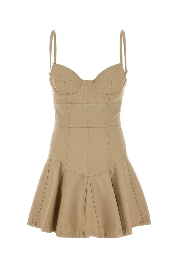 Dsquared2 Sand Denim Mini Dress