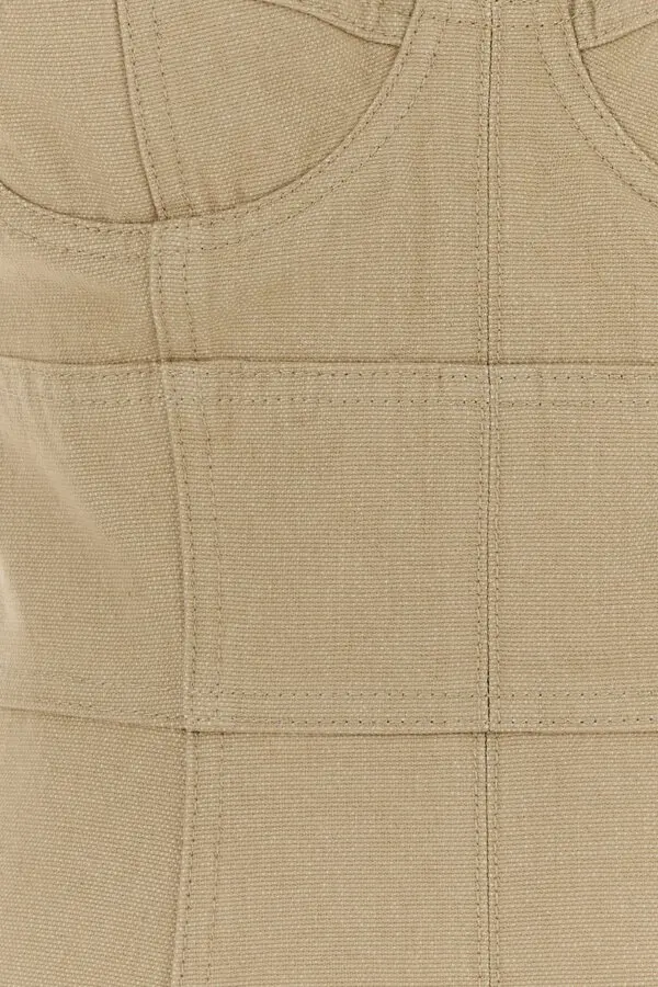 Dsquared2 Sand Denim Mini Dress