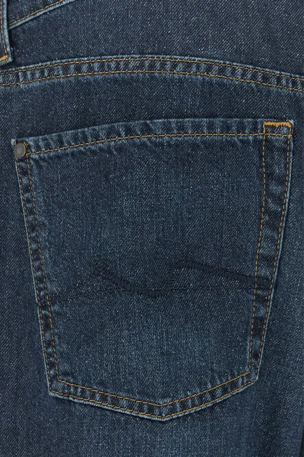 Seven For All Mankind Stonewashed Cotton And Silk Denim Jeans