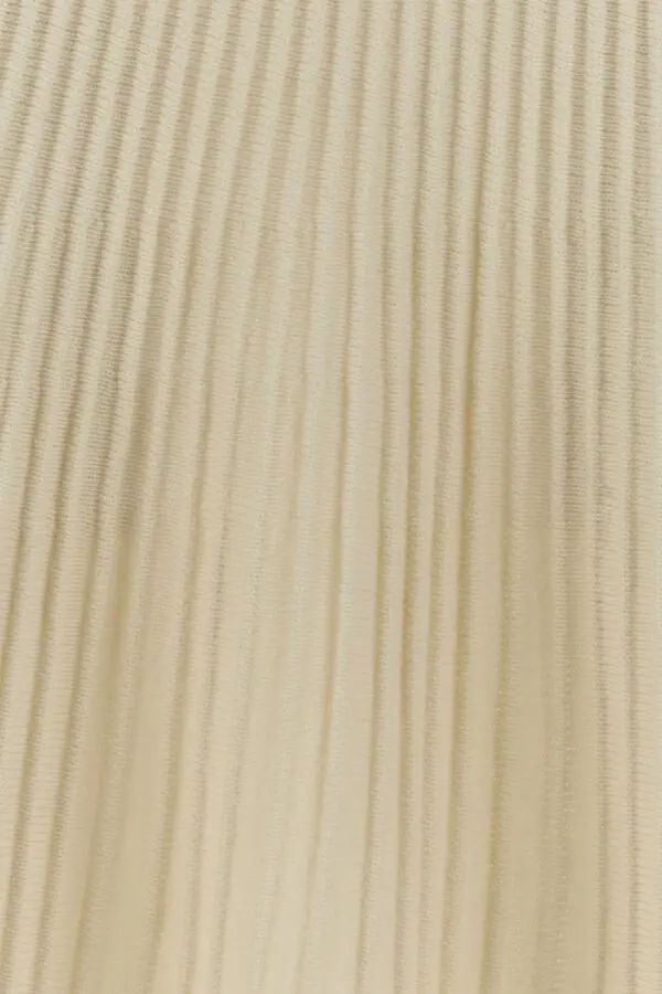 Alaïa Ivory Wool Blend Skirt