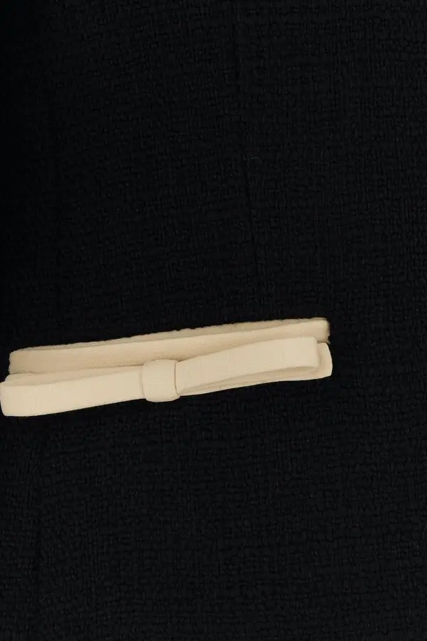Valentino Garavani Tweed Blazer With Bow Detail