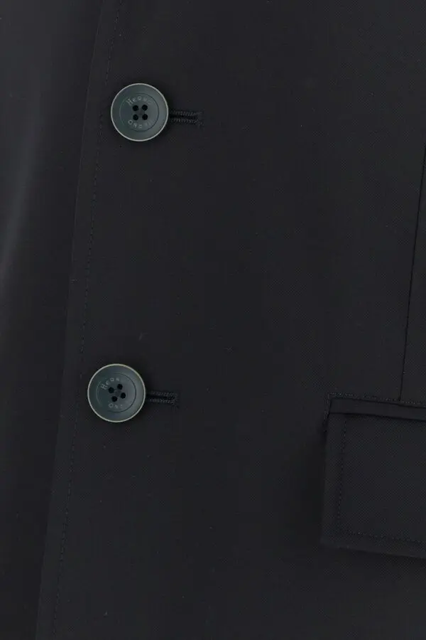 Herno Jersey Blazer With Detachable Hood