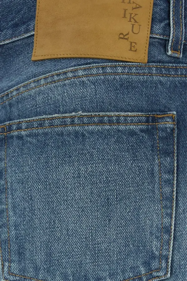 HAIKURE Bethany Baggy Stonewashed Denim Jeans - Blue
