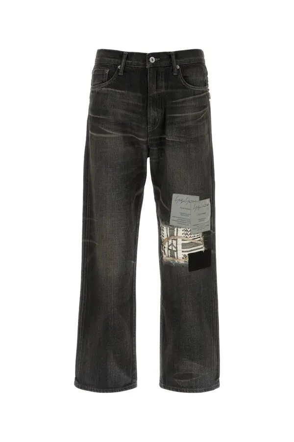 Yohji Yamamoto Vintage Effect Denim Jeans