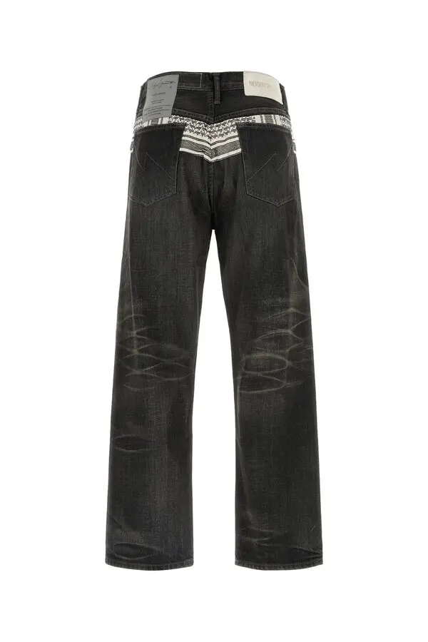 Yohji Yamamoto Vintage Effect Denim Jeans