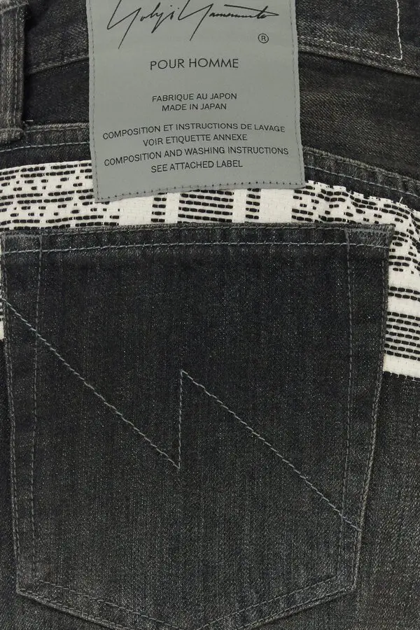 Yohji Yamamoto Vintage Effect Denim Jeans
