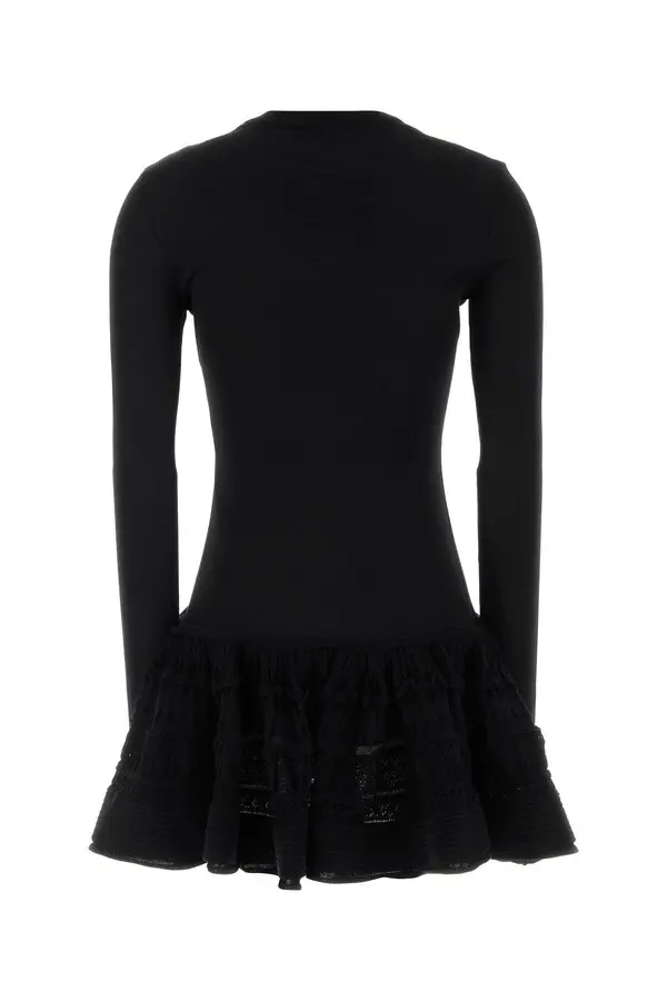 Alaïa Stretch Wool Blend Mini Dress