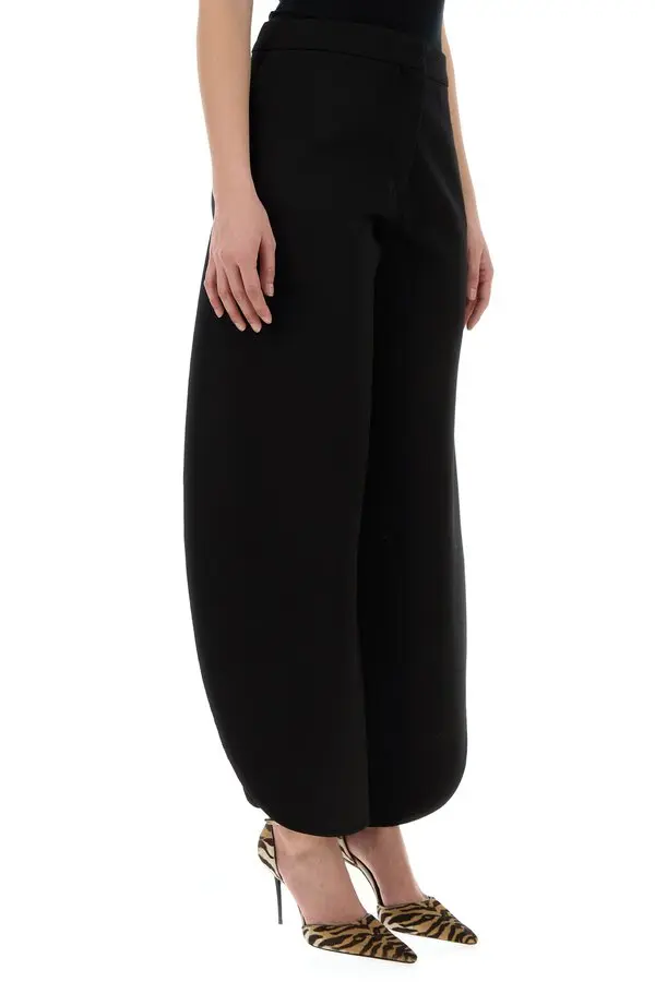 Alaïa Wool Petal Wide-leg Trousers