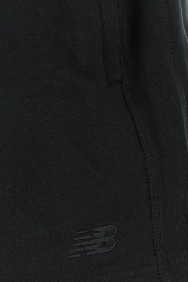 NEW BALANCE Cotton Bermuda Shorts With Embroidered Logo