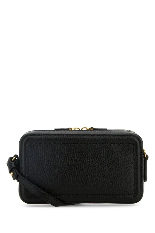 Valentino Garavani Leather Vlogo Crossbody Bag