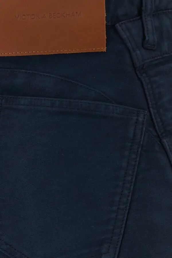 Victoria Beckham Dark Cotton Julia Pant