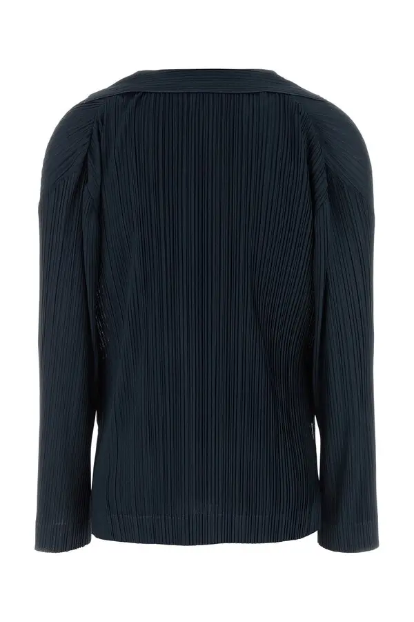 Giorgio Armani Pleated Jersey Blouse