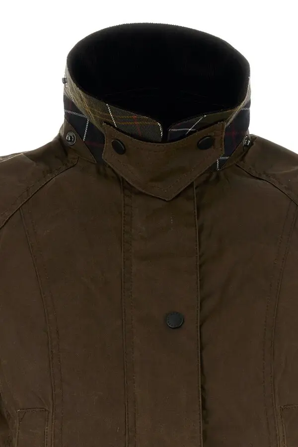 Barbour Mud Cotton Beadnell Jacket - Brown