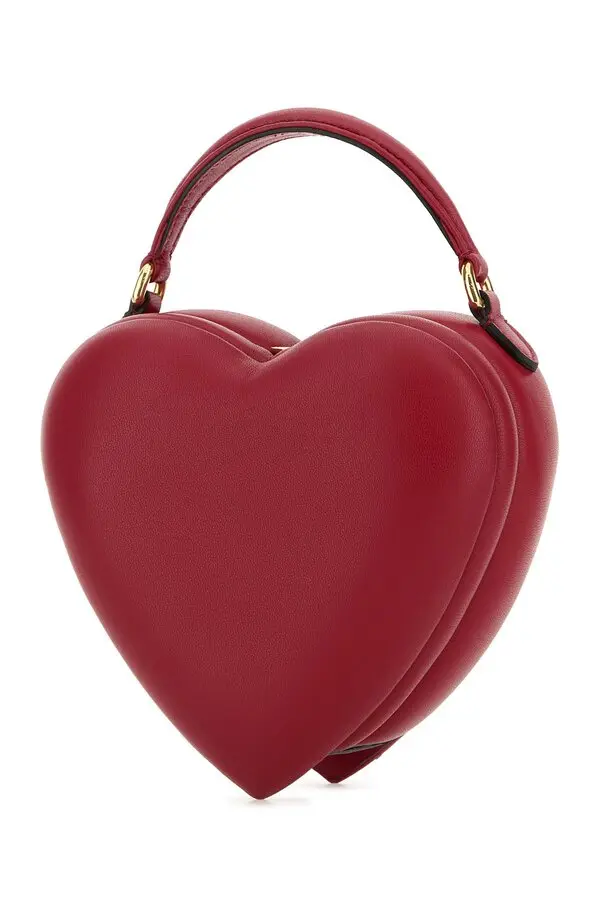Moschino Heart Shaped Nappa Leather Handbag