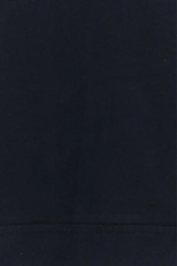 Fedeli Navy Cotton T-shirt