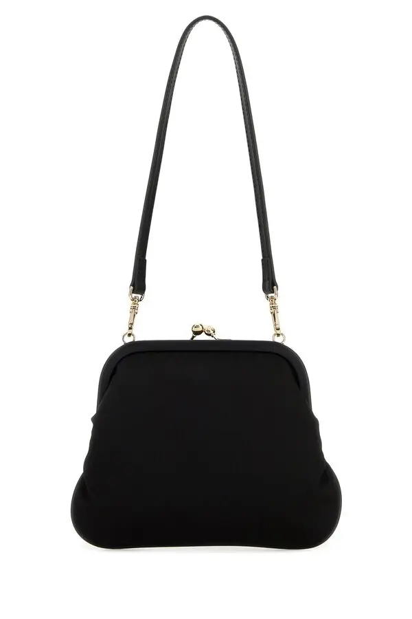 VIVIENNE WESTWOOD Fabric Shoulder Bag With Orb Detail - Black