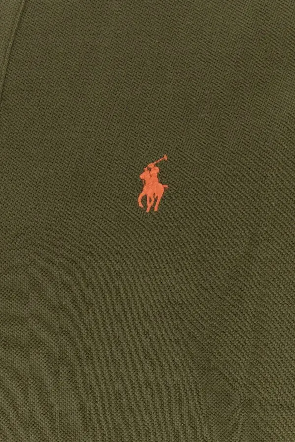 Polo Ralph Lauren Olive Piquet Polo Shirt