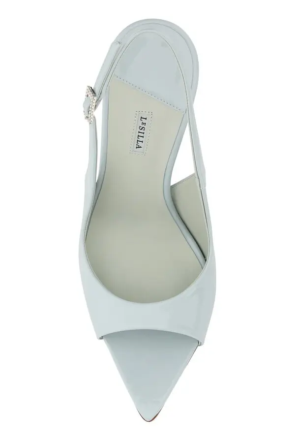 LE SILLA Patent Leather Bella Slingback Sandals