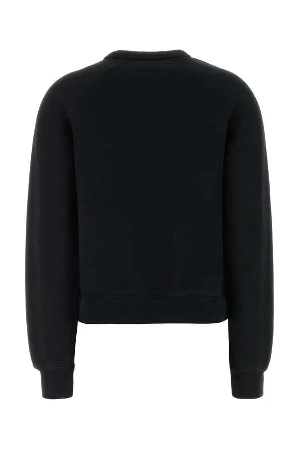 Kenzo Cotton Sweatshirt With Bone Flower Print