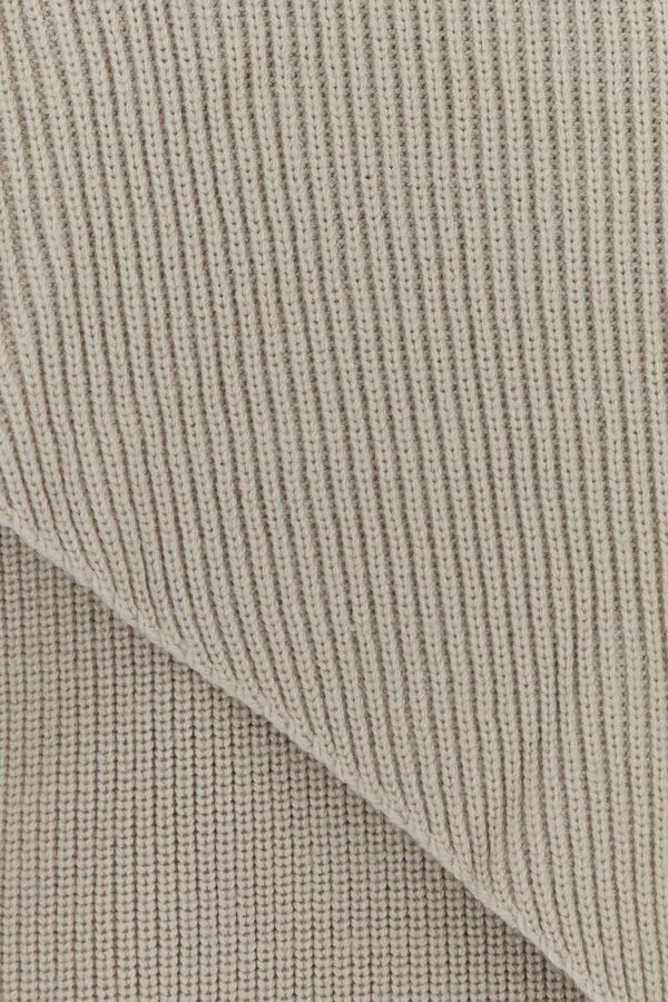 ENTIRE STUDIOS Sand Wool Sweater With High Collar