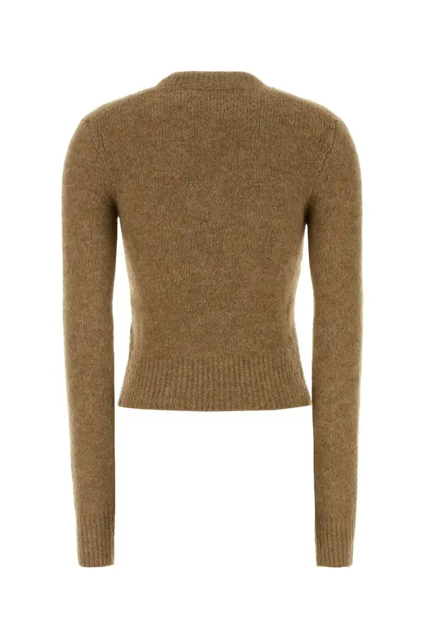 Ami Camel Stretch Alpaca Blend Sweater