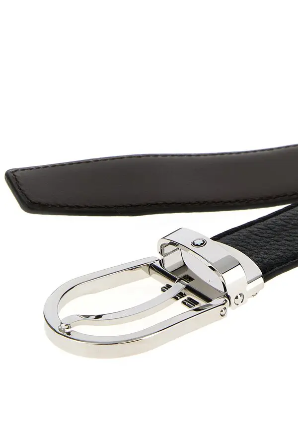 Montblanc Leather Reversible Belt