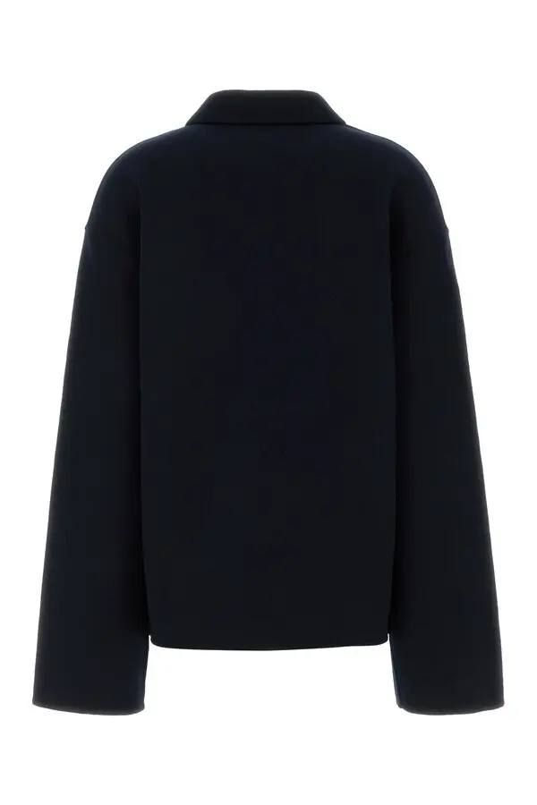 Extreme Cashmere Navy Wool Blend Coat