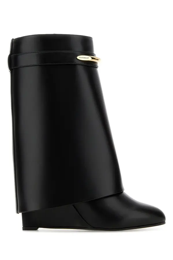 Givenchy Leather Shark Pinch Boots - Black