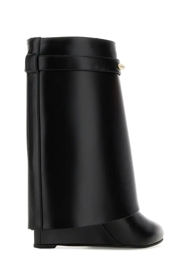 Givenchy Leather Shark Pinch Boots - Black