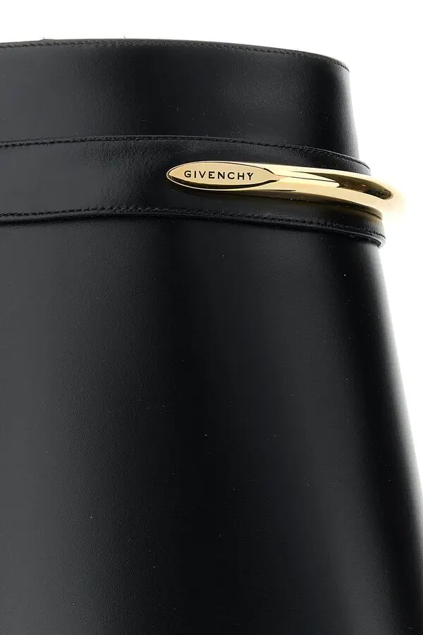 Givenchy Leather Shark Pinch Boots - Black