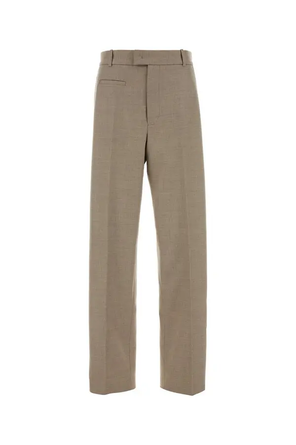 ORIANE Dove Stretch Wool Trousers