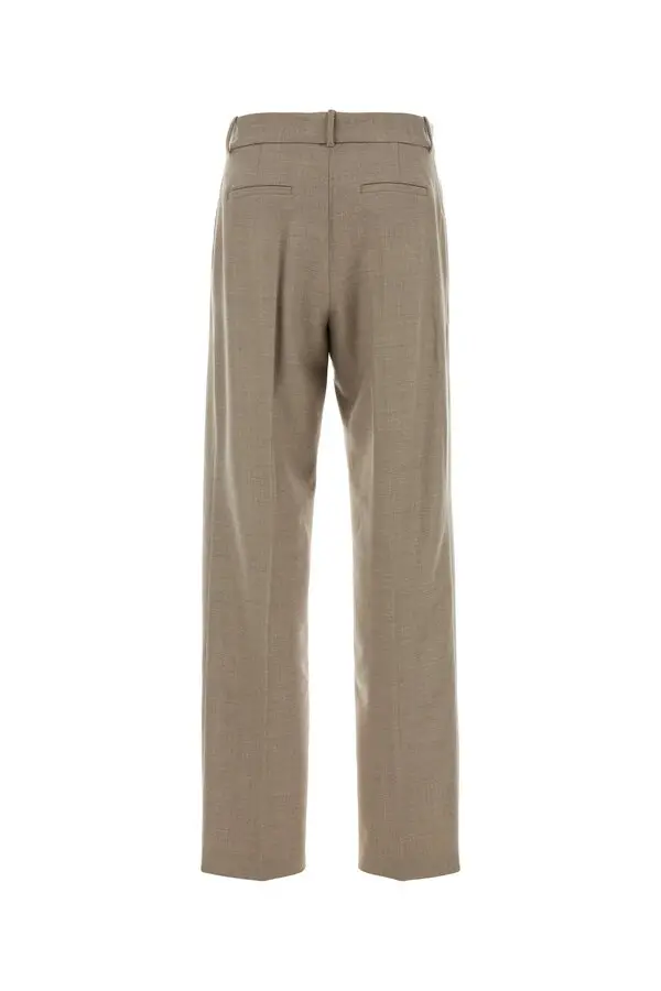 ORIANE Dove Stretch Wool Trousers