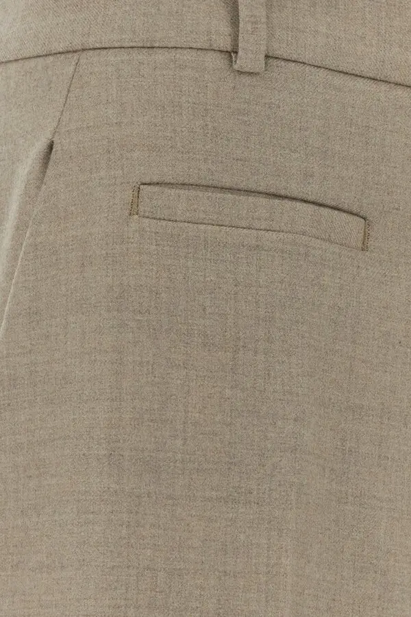 ORIANE Dove Stretch Wool Trousers