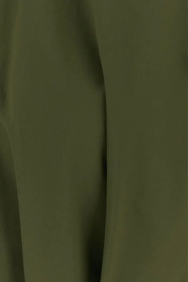 Givenchy Khaki Cotton Poplin Shirt Dress