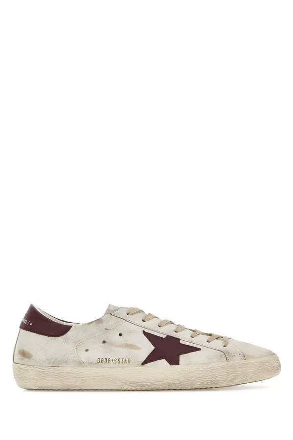 GOLDEN GOOSE Chalk Leather Super Star Sneakers