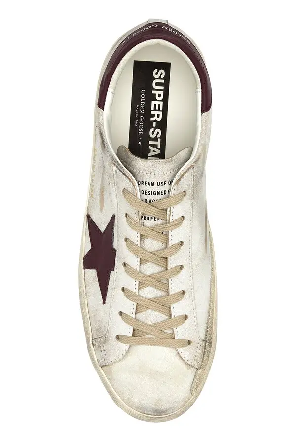GOLDEN GOOSE Chalk Leather Super Star Sneakers