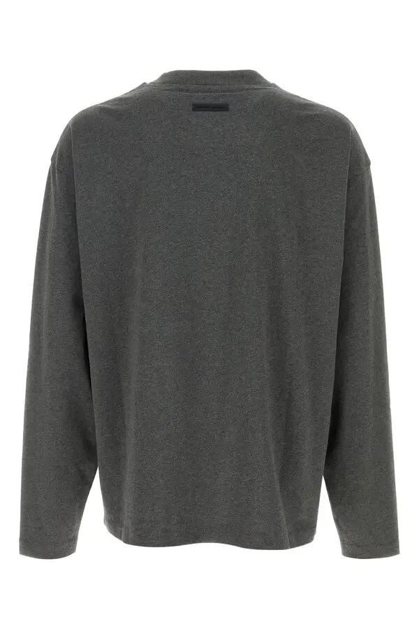 Fear Of God Dark Cotton T-shirt - Grey